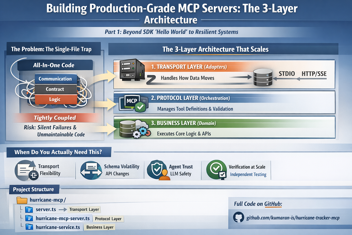 Building Production-Grade MCP Servers: The 3-Layer Architecture | by ...