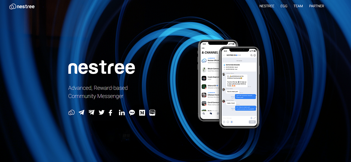 NESTREE — Advanced, Reward-based Community Messenger | by tallylove ...