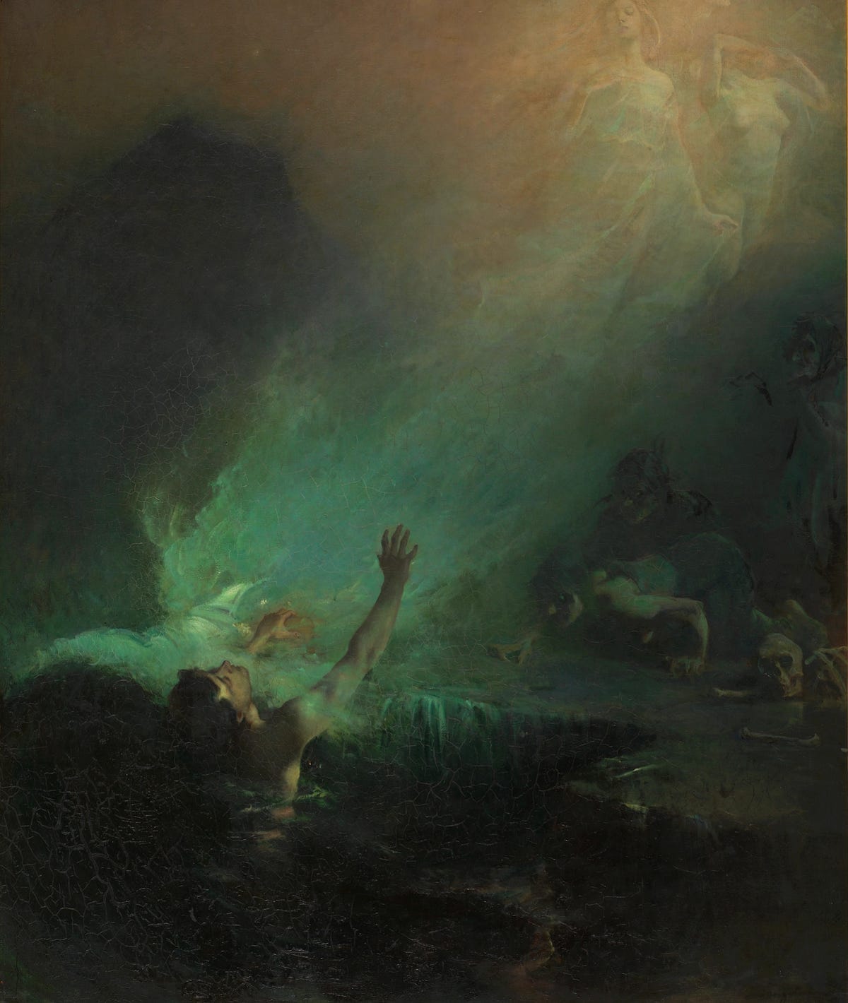 "The Sirens, 1892" by John Longstaff | by arshiayzd | Medium