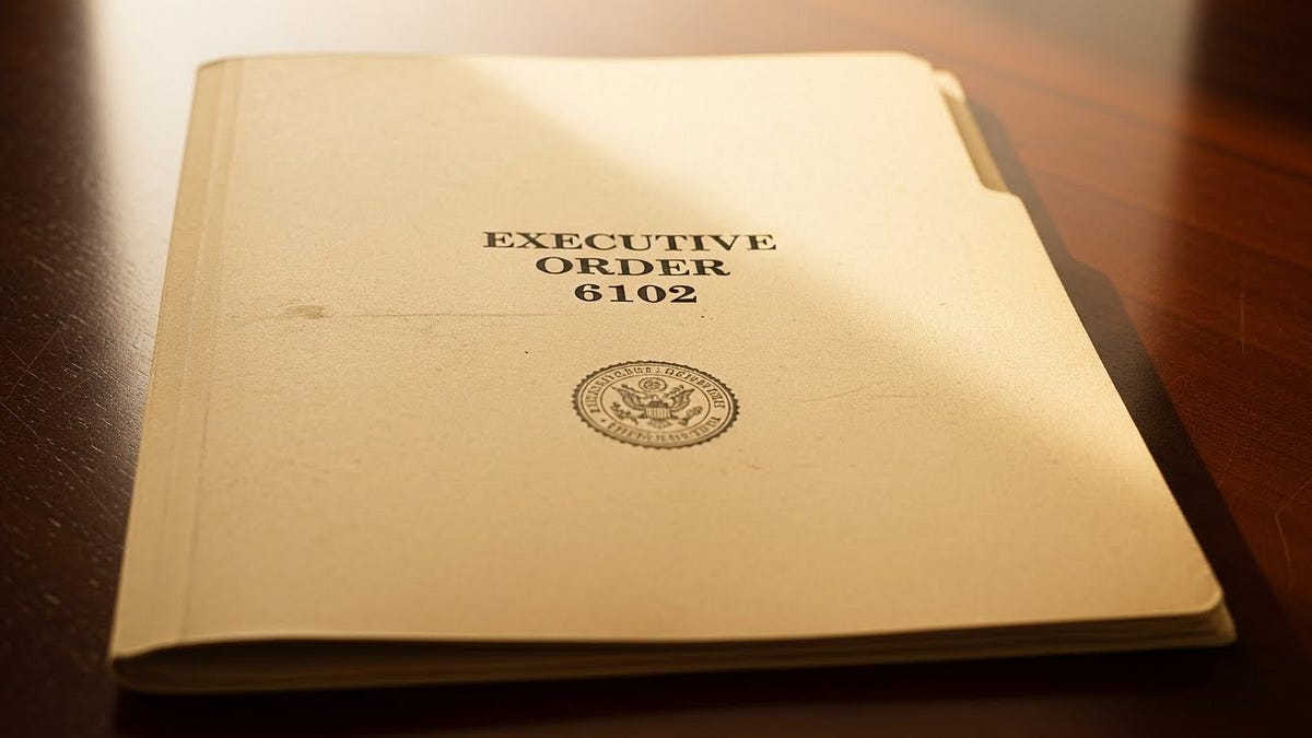 Executive Order 6102. January 2024 did not feel like the… | by L. B ...