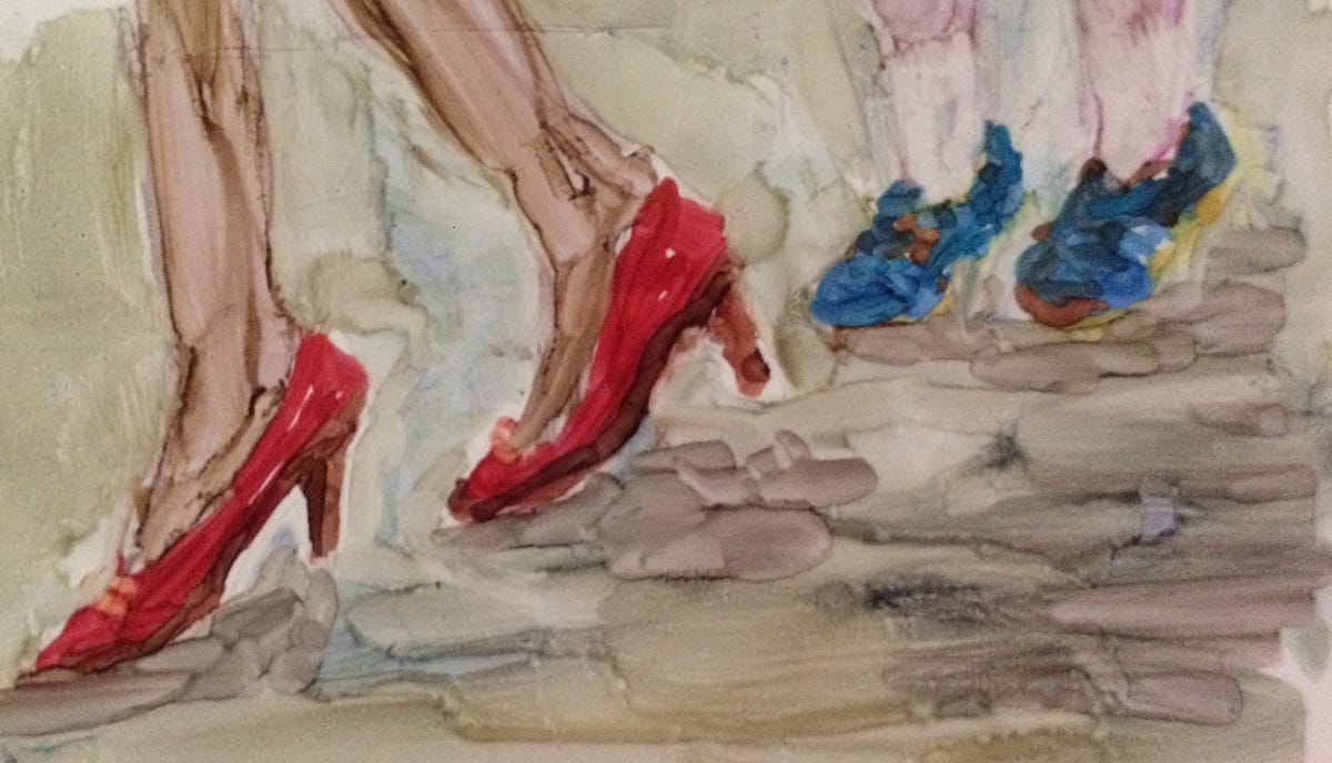 Daily Prompt: Shoes. Footwear is a way for women to express… | by Susan ...