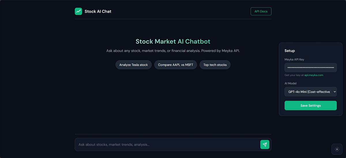 I Built a Real-Time Stock Market Chatbot for My Website in a Few Hours ...