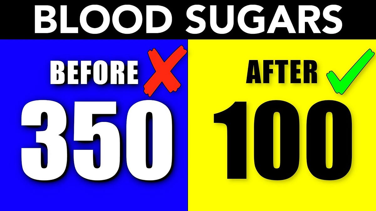 4 Ways to Lower Your Blood Sugar FAST!! | by JD Miles | Medium