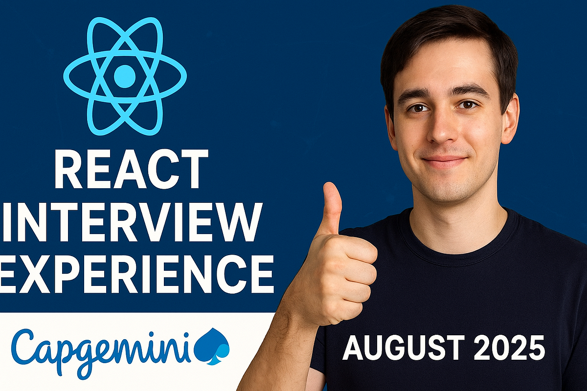 🚀 React Interview Experience (August 2025): CapGemini (Part -3) | by Richa Gautam 🌷 | Aug, 2025 ...