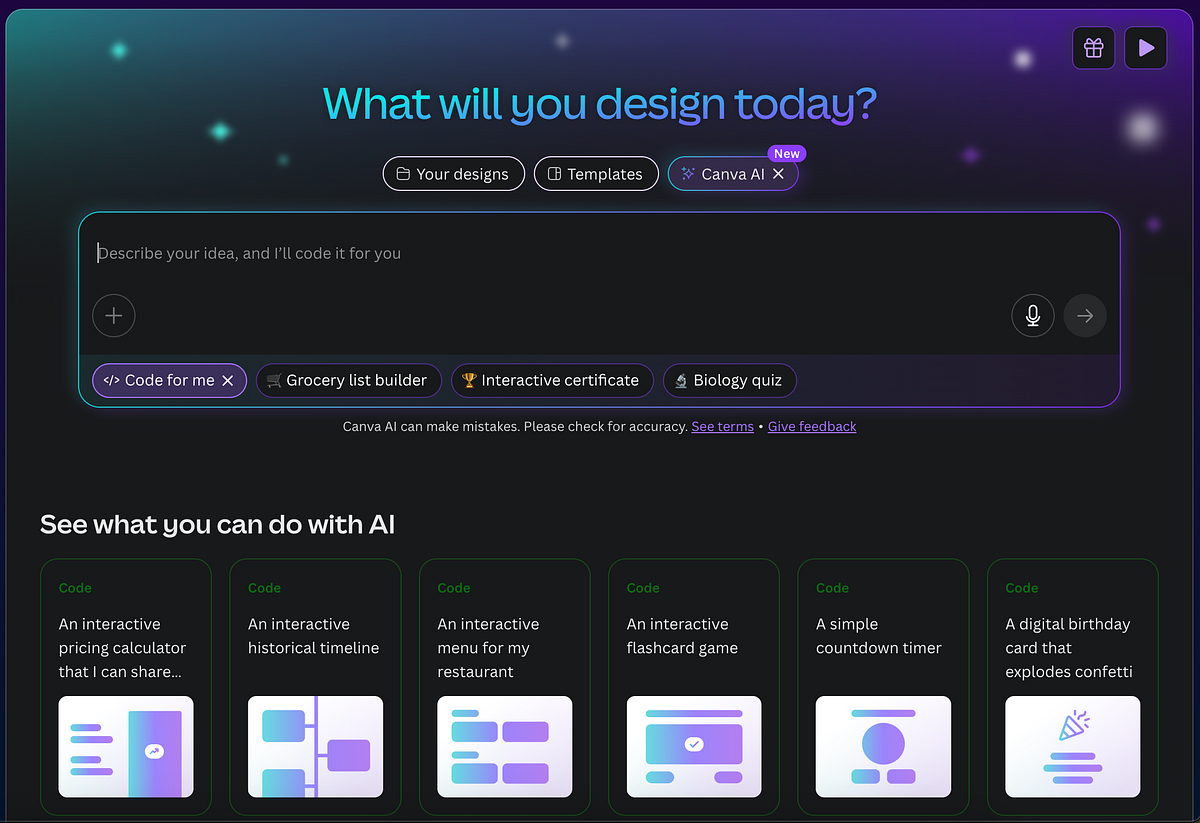 You will be Impressed by this New AI Buddy: Canva Code | by S ...