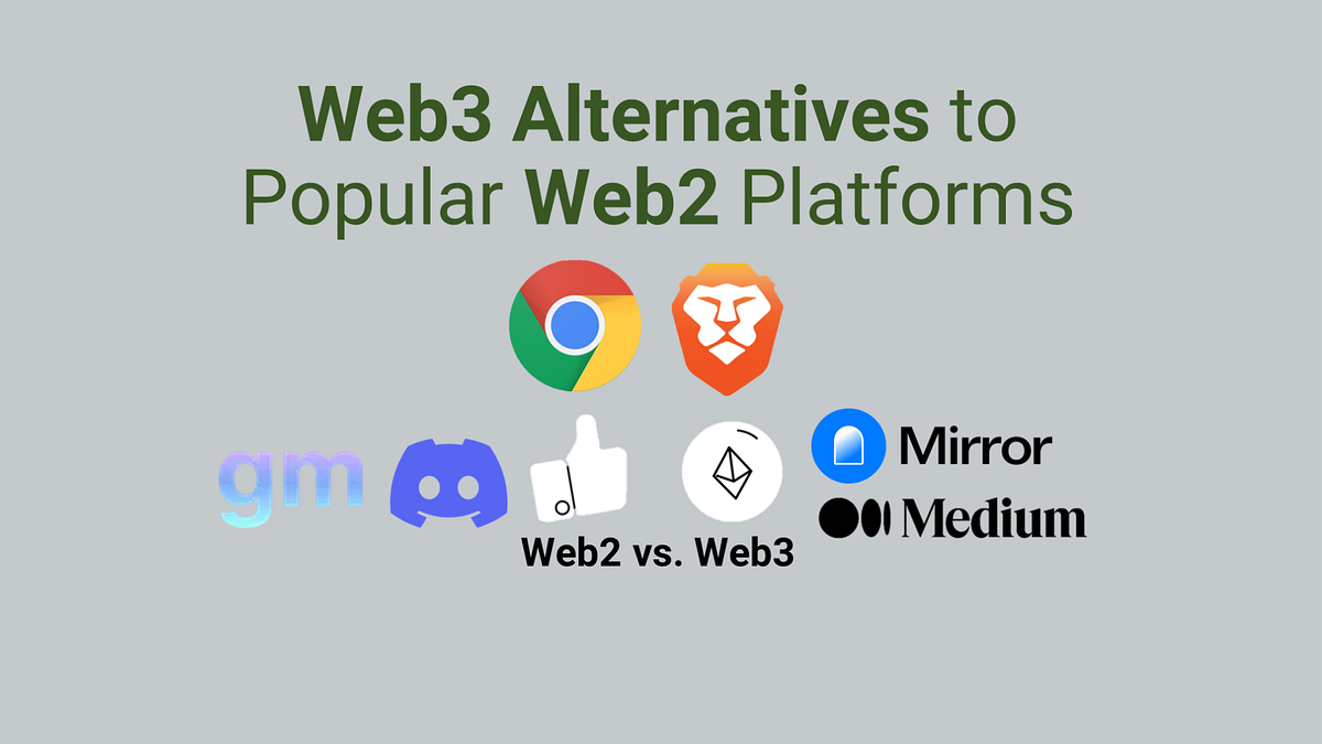 Web3 Alternatives to Popular Web2 Platforms | Bitium Blog