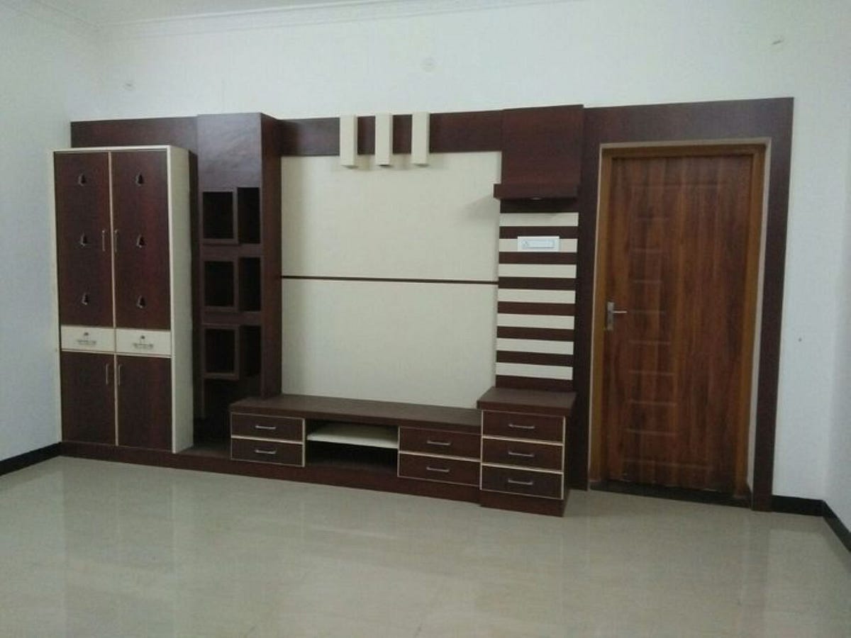 LIVING ROOM TV CABINET AND POOJA UNIT DESIGN IN CHENNAI ...