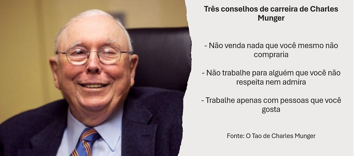 Três conselhos de carreira de Charles Munger - Arnaldo Gunzi - Medium