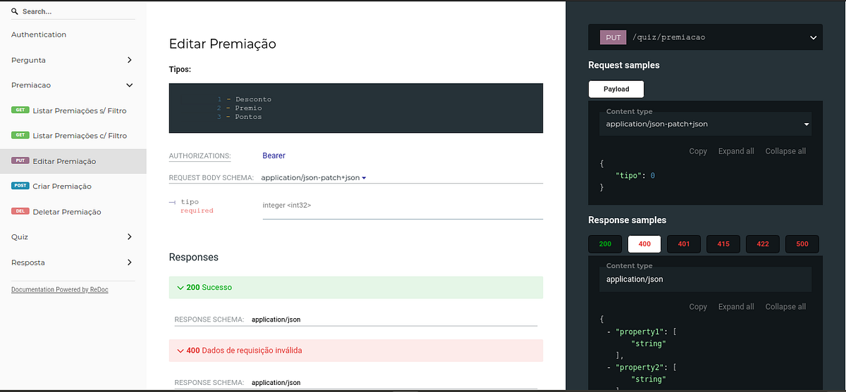 Documentação de API .NET CORE com Redoc | by Lucas Lucena | Medium