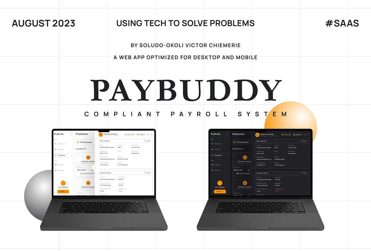 PayBuddy:Revolutionizing Payroll and HR Management. UX Case Study | by ...