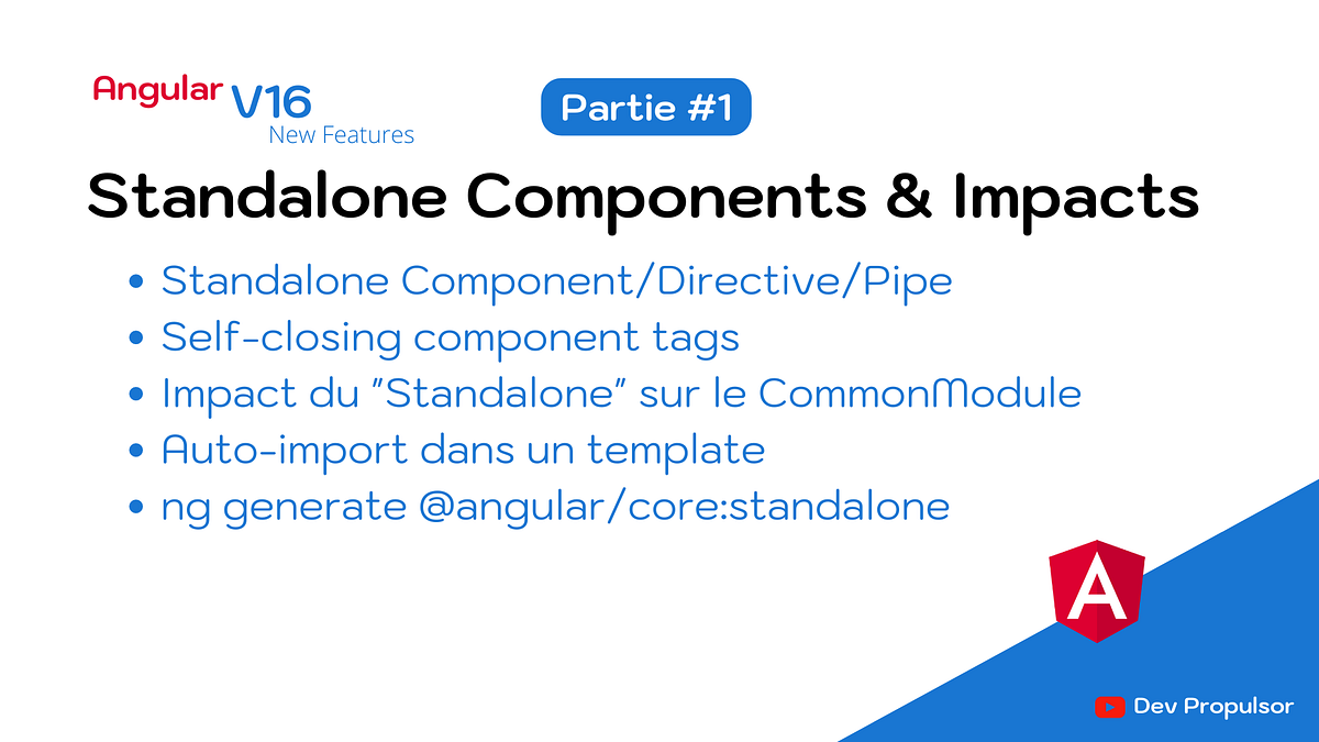 Angular V16–1- Les Standalone Components & leurs Impacts - Modeste ...