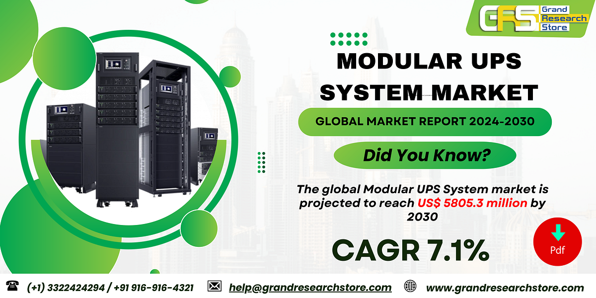 Modular Ups System Market Global Outlook And Forecast 2024 2030 By Naikdipti Mar 2024 Medium