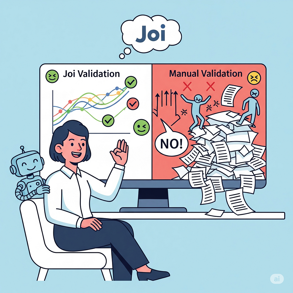 Express.js Data validation: Manual checks vs Joi Validation | by Harini Murali | Aug, 2025 | Medium