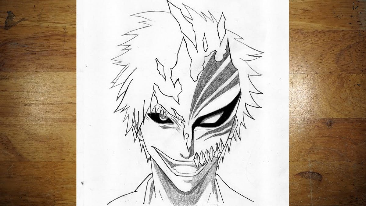 Anime Drawing — How to Draw Ichigo Kurosaki Step by Step | by Anime ...