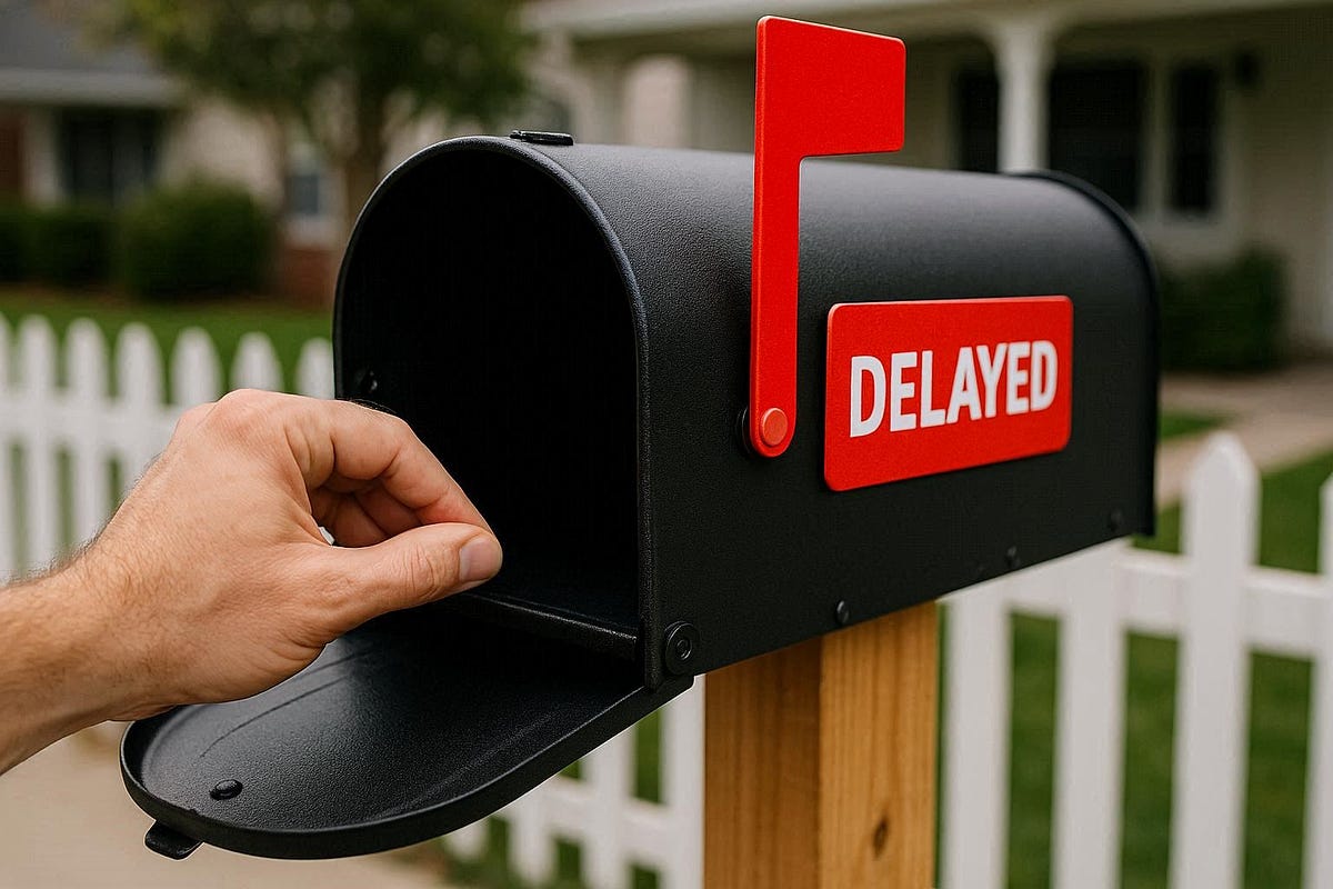 That Mailbox Money Can Sometimes Be Late | by B. Wright ...