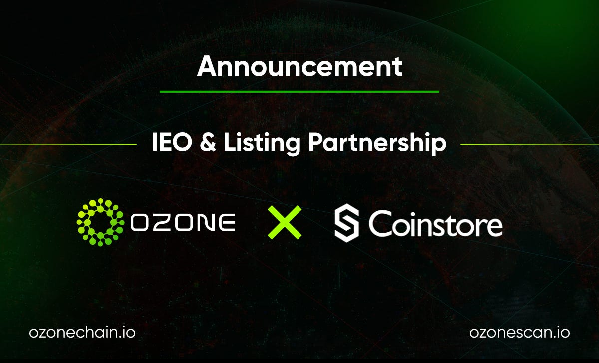 IEO & Listing Announcement - Ozone Chain - Medium