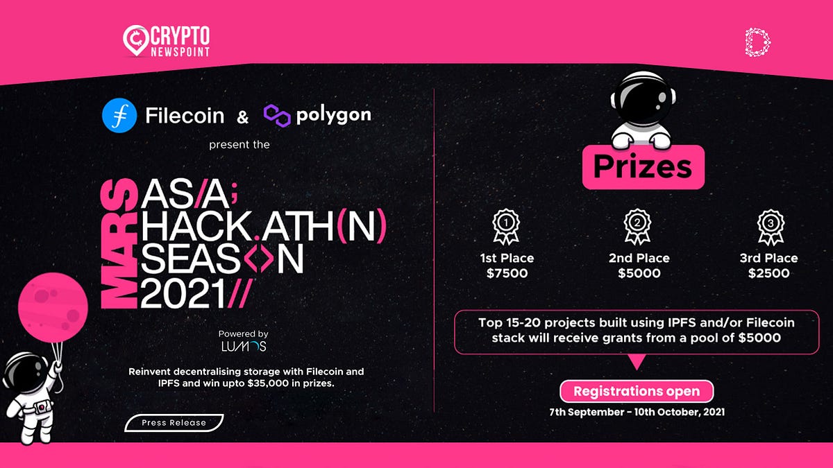 Mars Hackathon, organized by Filecoin, IPFS and Polygon, launched in India to empower developers ...