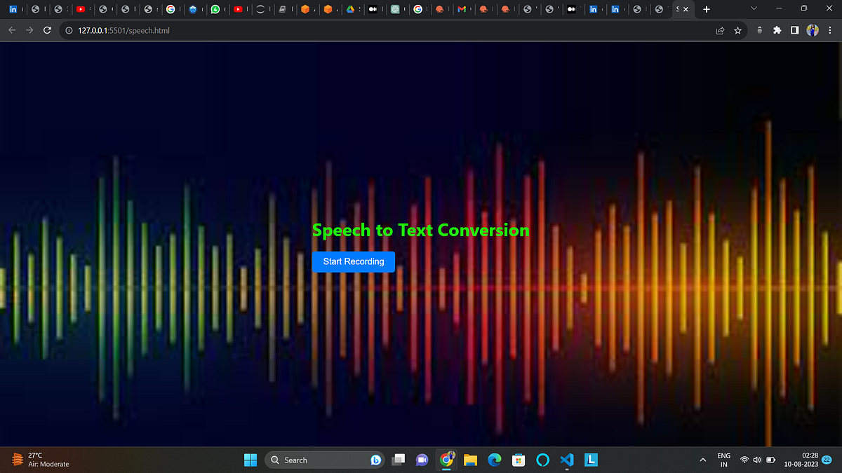 Speech to text…. Let’s go through the code step by step… | by ...