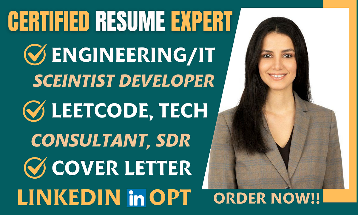 I will write engineering resume,consultant,SDR, Leetcode and scientist developer resume | by ...