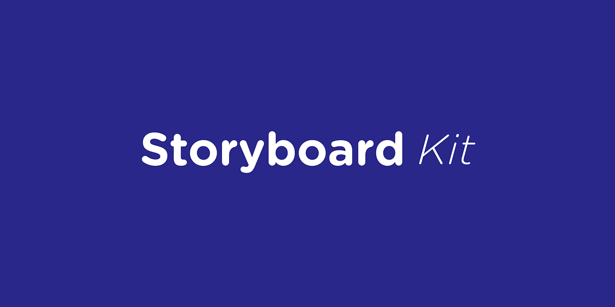 Creating a Storyboard Kit for UX Designers: A Journey of Research and ...