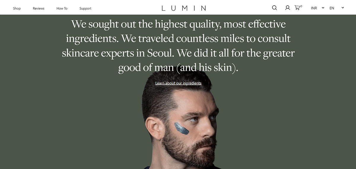 How to scrape data from Lumin Skin using python | by Manisha Surada | Selenium-pro | Medium