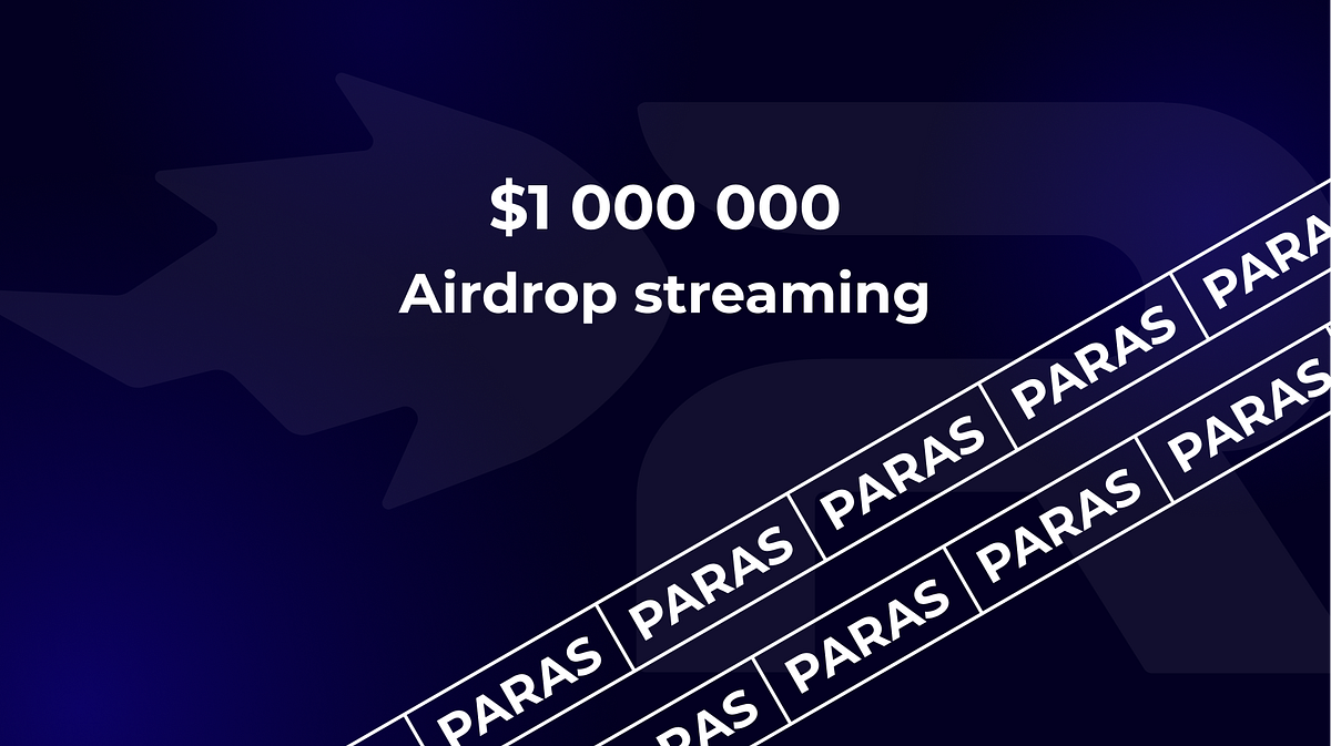 Streaming your airdrop: A great solution to reduce the volatility of ...