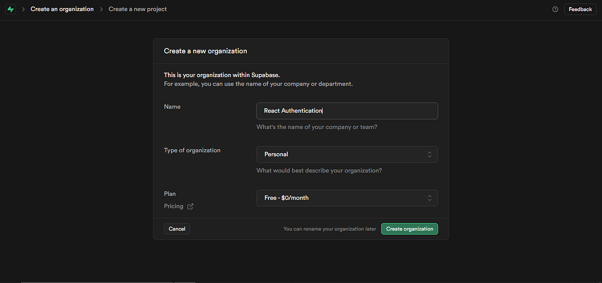 React.js Authentication Made Easy with Supabase | by Muhammad Amirul | Medium