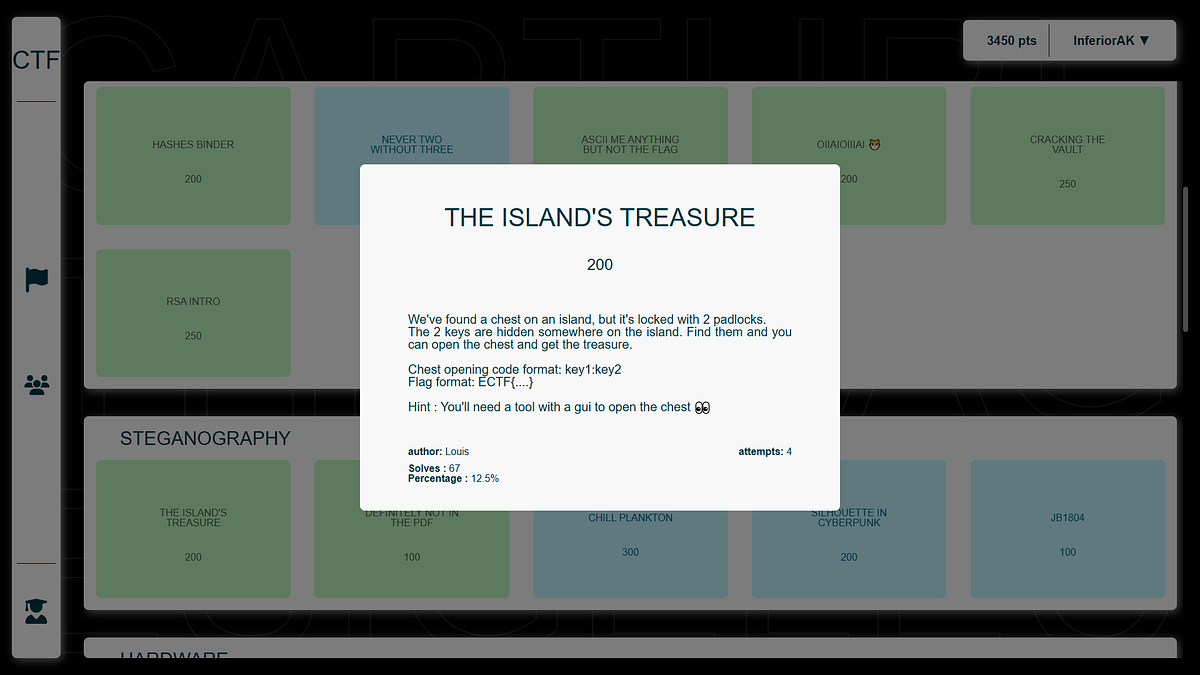 OpenStego Steganography— The Island’s Treasure — ECTF 2025 | by ...