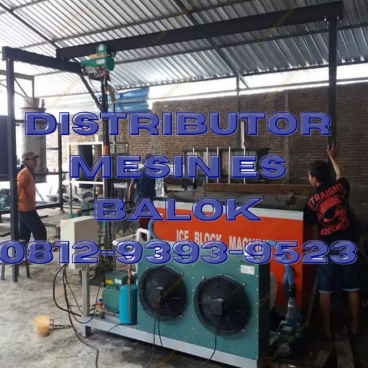 DISINI, CALL: 0812–9393–9523, Pabrik Mesin Buat Es Balok 500 Kg Di ...
