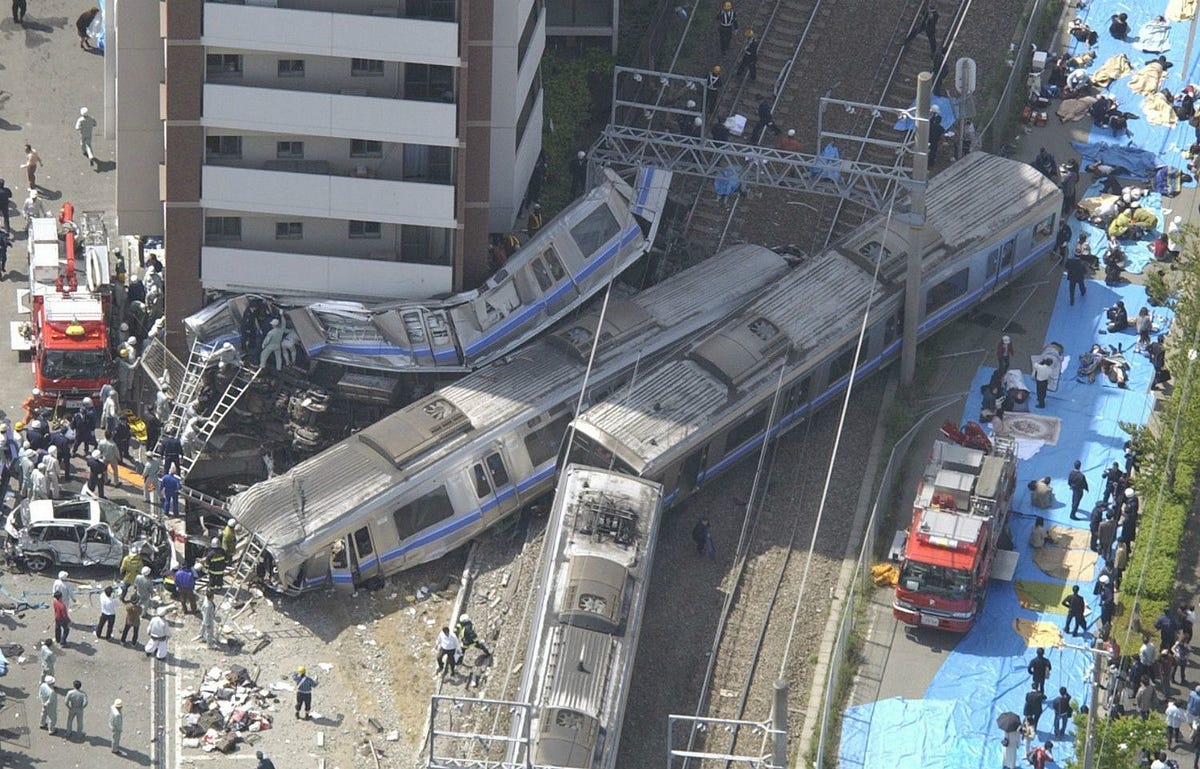 Stressful Schedule: The 2005 Amagasaki (Japan) Derailment | by Max S ...