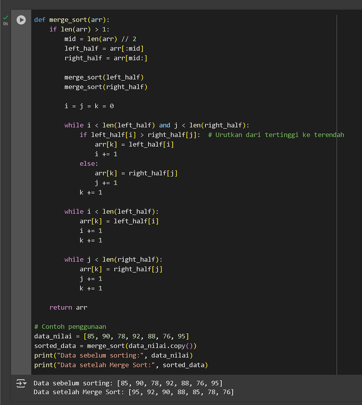 Laporan Praktikum Struktur Data Week 6, Implementasi Algoritma Sorting | by FilbertWibowo | Mar ...