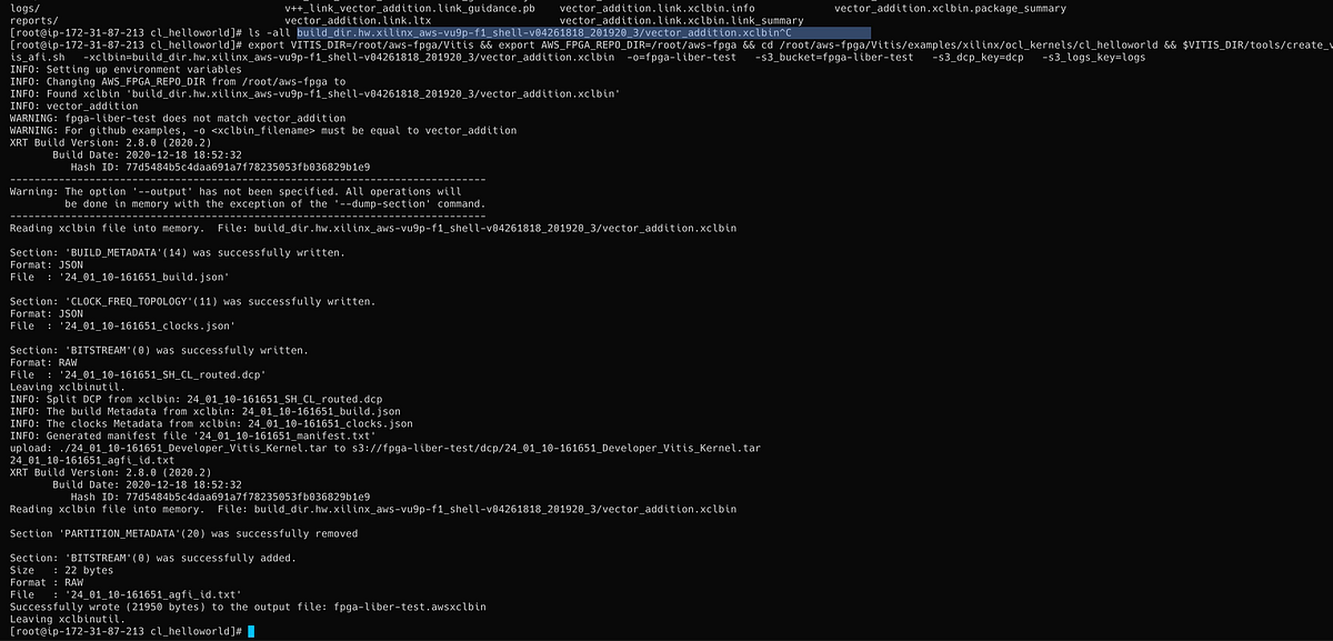 AWS EC2 F1 Instances OpenCl sw_emu and sw | by liber | Medium