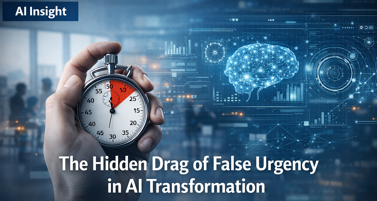 The Hidden Drag of False Urgency in AI Transformation | by Dee C ...