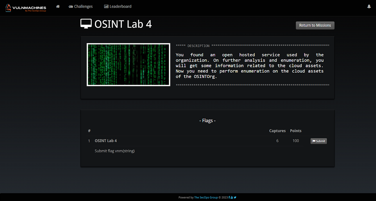 OSINT Challenge 4 Vulnmachines walkthrough - Vulnmachines - Medium