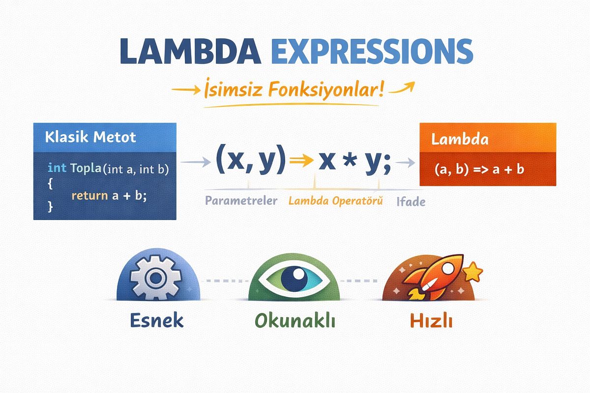Lambda Expression Nedir? (Neden Onsuz C# Tam Değil) | by Melisa Akkuş ...