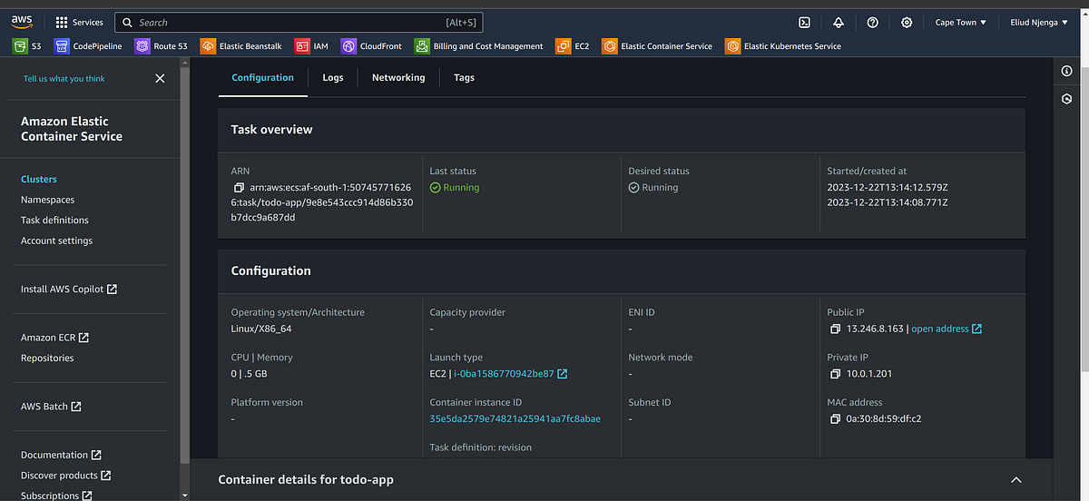 Docker, ECS and AWS: Unraveling the Connections | by Eliud Njenga | Medium
