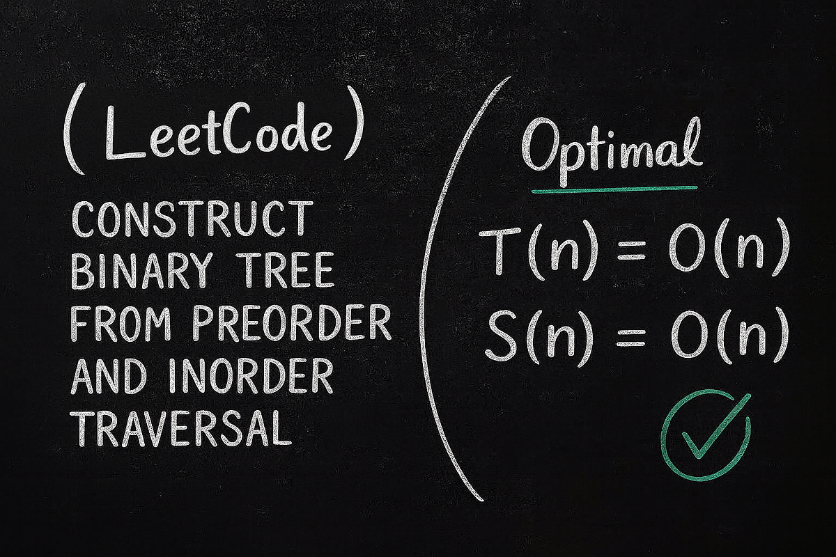 (LeetCode) Construct Binary Tree from Preorder and Inorder Traversal: 2 ...