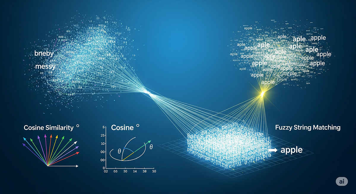 How I Clean Messy Outlet Names with Cosine Similarity and Fuzzy String Matching | by eka ...