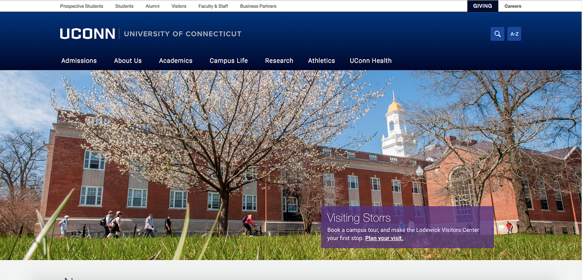 Usuability case study and redesign — University of Connecticut | by ...