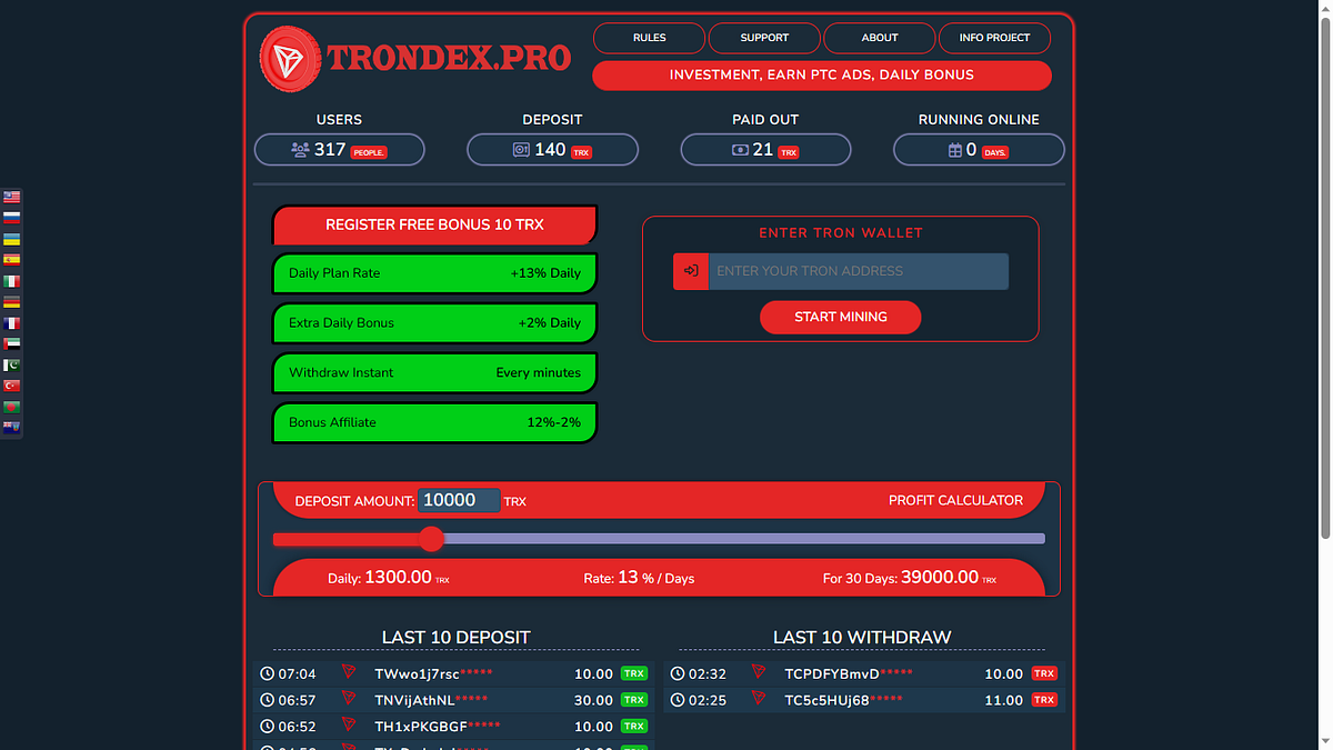 Trondex Reviews — Trondex.pro Paying or Scam - Clady - Medium