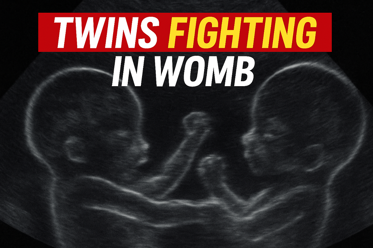 Unbelievable! Twin Babies Caught “Fighting” Inside the Womb in China ...
