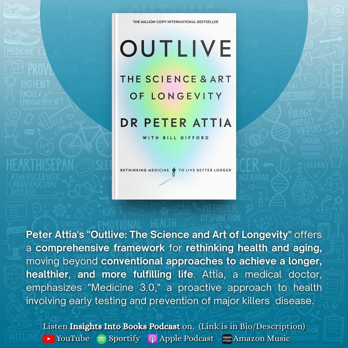 Outlive by Peter Attia: The Ultimate Guide to The Science of Longevity ...