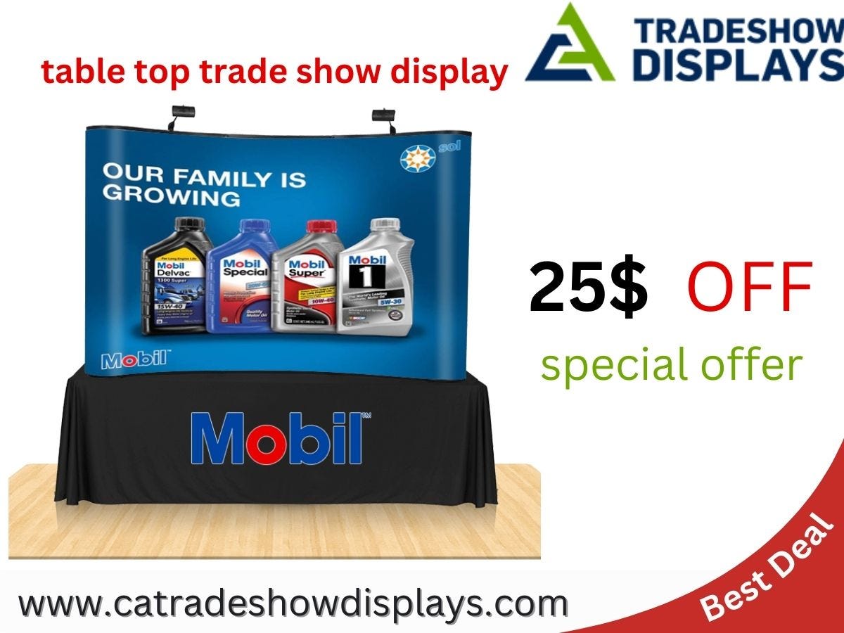 Table Top Displays Maximize The Business’s Ability | by Catradeshow ...