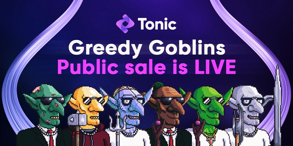 Announcing Greedy Goblin NFT Use-Cases | by Tonic | Medium