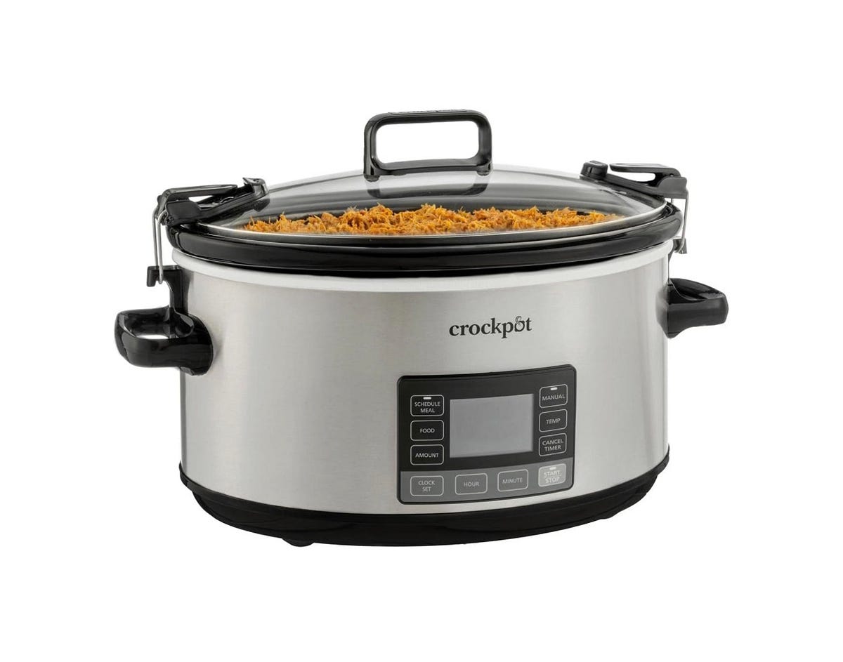 Crock-Pot 7 Quart Portable Programmable Slow Cooker — Convenience and ...