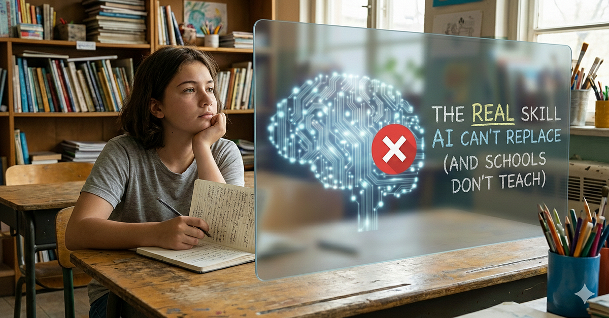 The Real Skill AI Can’t Replace (And Schools Don’t Teach) | by Only ...