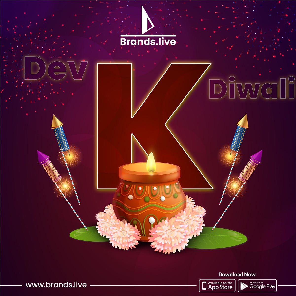 Download FREE Templates for Dev Deepawali alphabet Poster at Brands ...