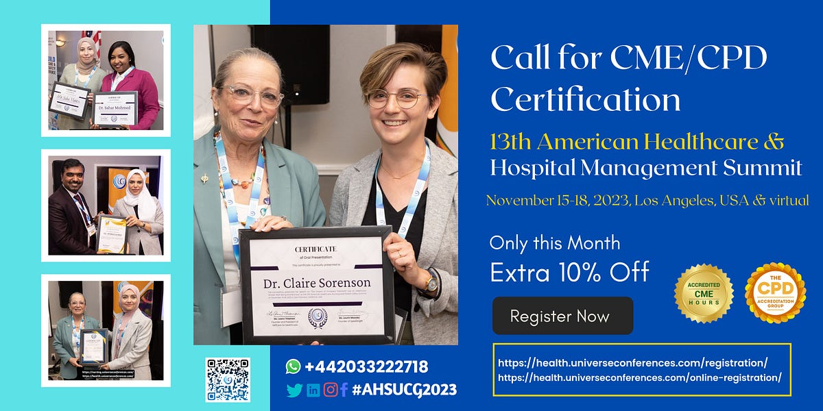 Call for CME/CPD Certification! Don’t miss out on this opportunity to expand your knowledge and ...