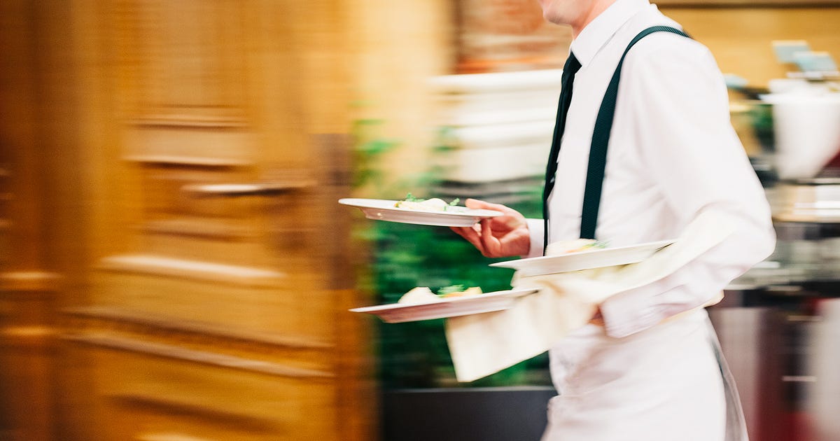 Technique for clearing dishes by a waiter | by Maria Verina ...