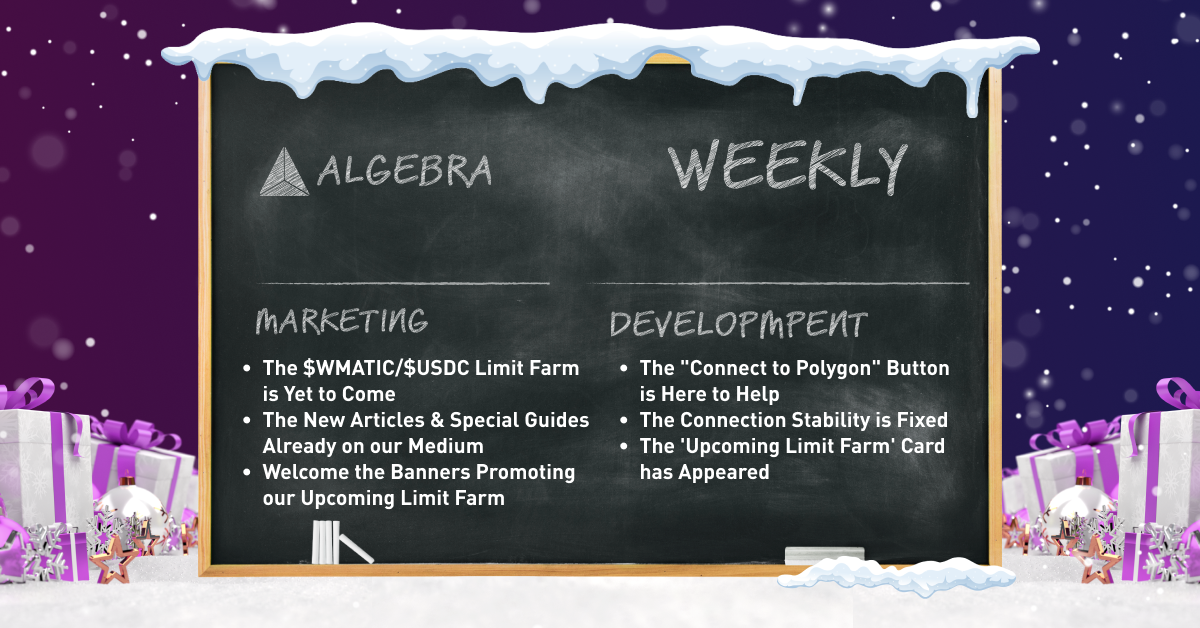 Algebra Weekly Report №15: 03/04. Hello and welcome to our 15th Weekly ...